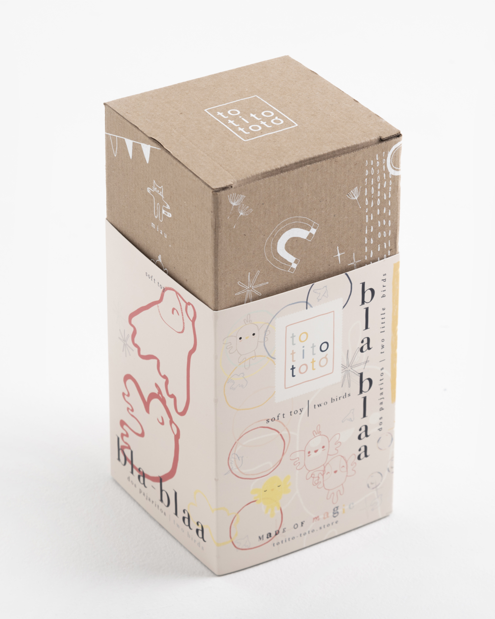 Peluche 2 pajaritos Bla Blaa – Totito Toto